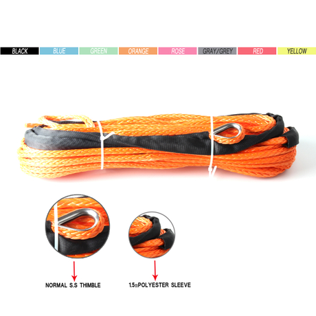 High Performance Nylon Uhmwpe Winch Rope For Off-road from China ...